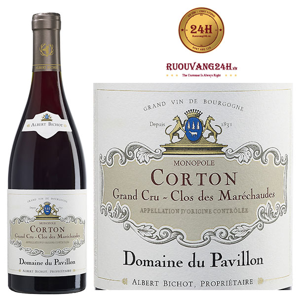 Rượu Vang Corton Grand Cru Clos des Marechaudes Monopole