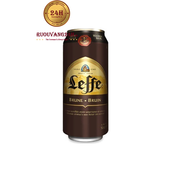 Bia Lon Leffe Nâu ABV 5% - NHập Khẩu Bỉ - Rượu Vang 24H