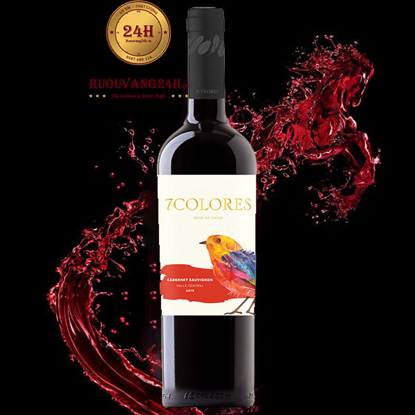 Rượu Vang 7Colores Cabernet Sauvignon - Rượu Vang 24H