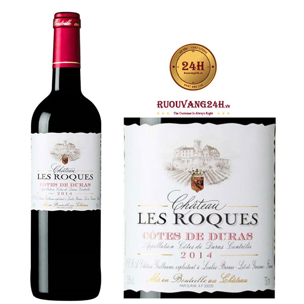 Rượu Vang Chateau Les Roques Cotes De Duras - Rượu Vang 24H