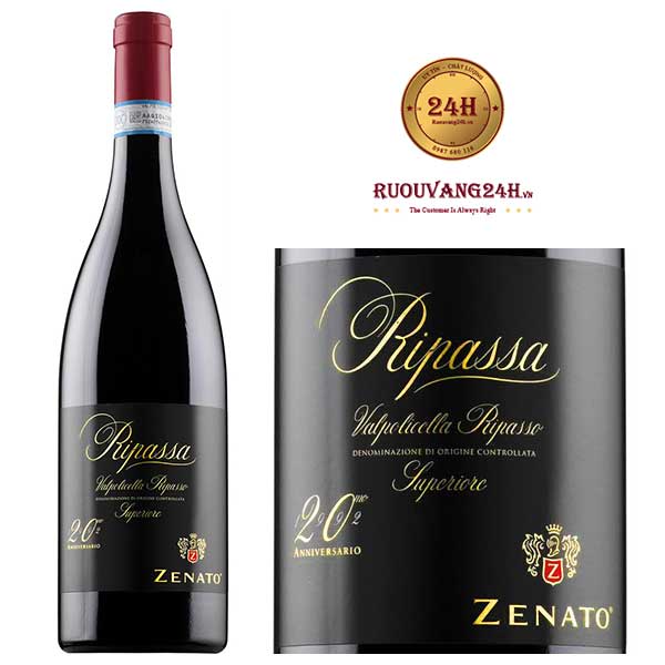 Rượu Vang Zenato Ripassa Valpolicella Superiore - Rượu Vang 24H