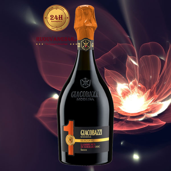 Rượu Vang Nổ Giacobazzi 1 Lambrusco Di Sorbara - Rượu Vang 24H