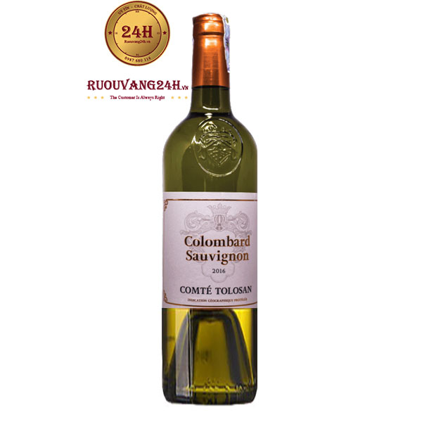 Rượu Vang Colombard Sauvignon Comte Tolosan - Rượu Vang 24H