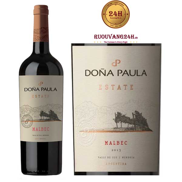Rượu Vang Dona Paula Estate Malbec - Rượu Vang 24H