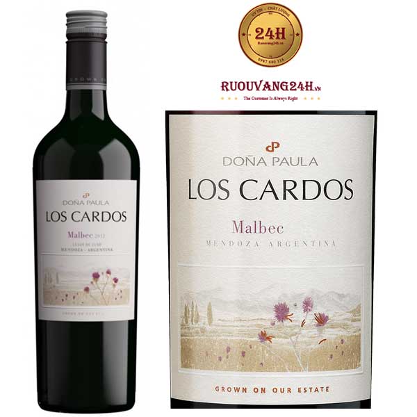 Rượu Vang Dona Paula Los Cardos Malbec - Rượu Vang 24H