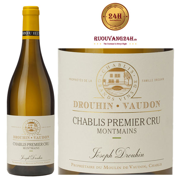 Rượu Vang Joseph Drouhin Chablis Premier Cru Montmains