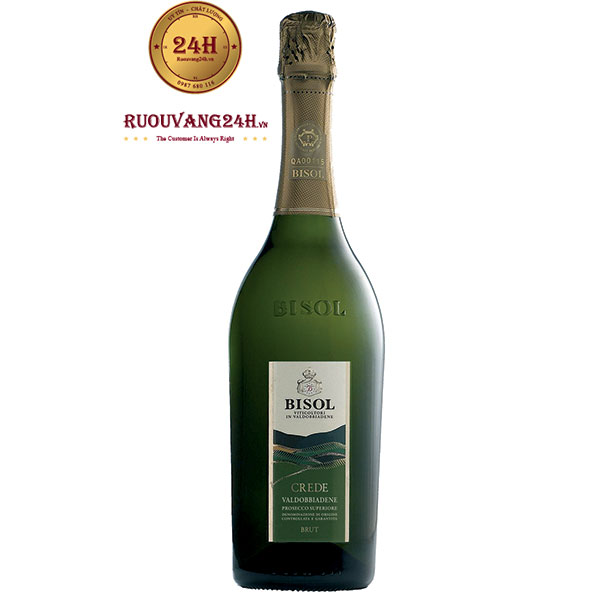 Rượu vang Bisol Cru Crede Prosecco - Rượu Vang 24H