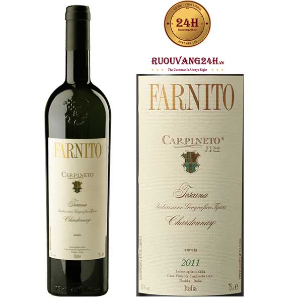 Rượu vang Carpineto Farnito Chardonnay - Rượu Vang 24H