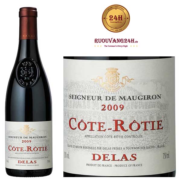Rượu Vang Cote-Rotie Delas Seigneur De Maugiron Syrah
