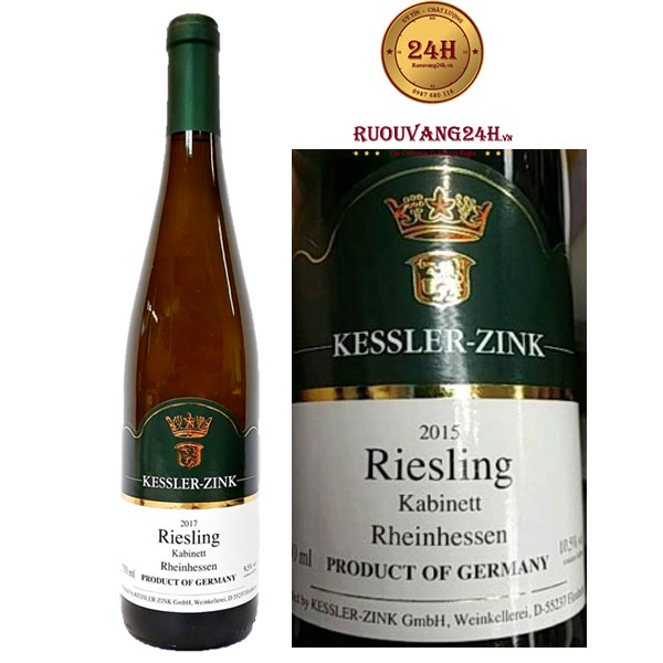 Rượu Vang Kessler Zink Riesling Kabinett Rheinhessen - Rượu Vang 24H