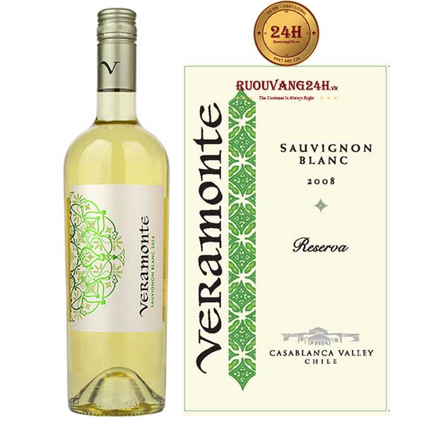 Rượu vang Veramonte Reserva Sauvignon Blanc - Rượu Vang 24H