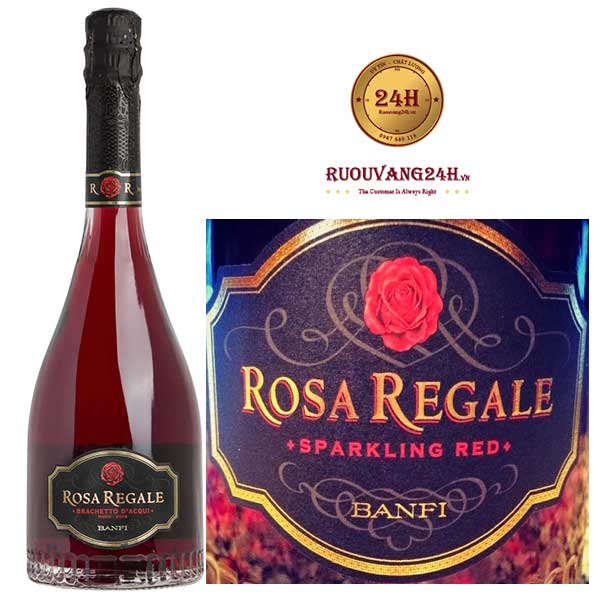 Rượu Vang Banfi Rosa Regale Sparkling Red - Rượu Vang 24H