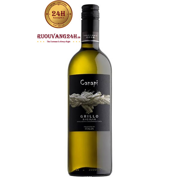 Rượu Vang Canapi Grillo IGT Sicilia - Rượu Vang 24H