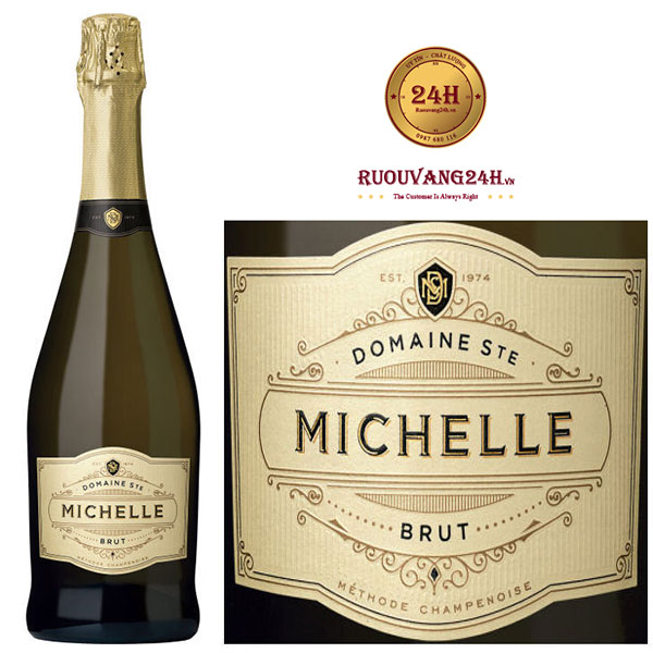 Rượu Vang Domaine Ste Michelle Michelle Brut - Rượu Vang 24H