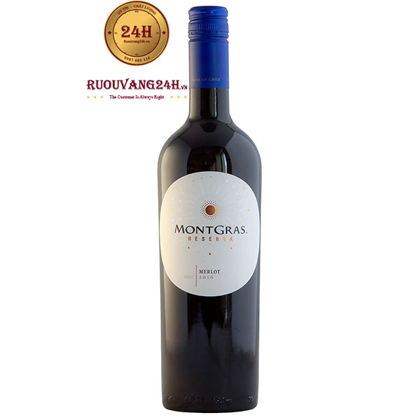 Rượu Vang MontGras Reserva Merlot - Rượu Vang 24H