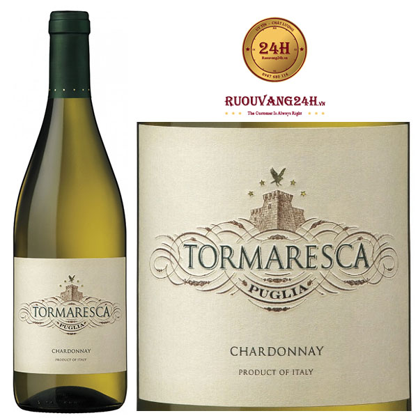 Rượu Vang Tormaresca Chardonnay Puglia IGT - Rượu Vang 24H