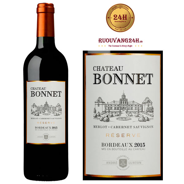 Rượu vang Chateau Bonnet Bordeaux Red - Rượu Vang 24H
