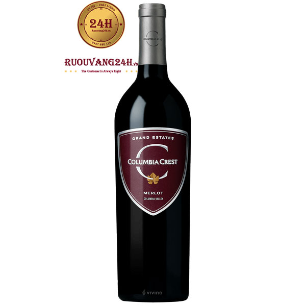 Rượu vang Columbia Crest Grand Estates Merlot - Rượu Vang 24H