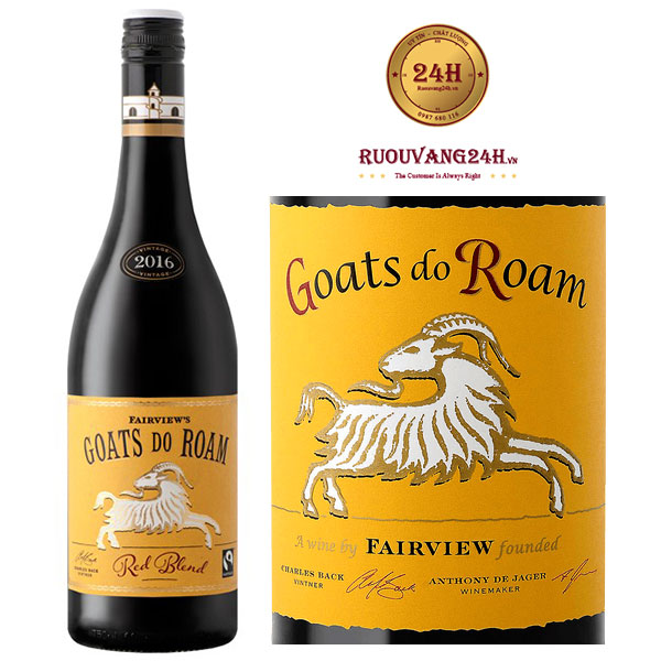 Rượu Vang Fairview Goats Do Roam Western Cape - Rượu Vang 24H