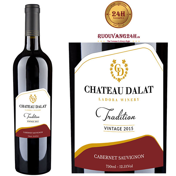 Rượu Vang Chateau Dalat Tradition Cabernet Sauvignon
