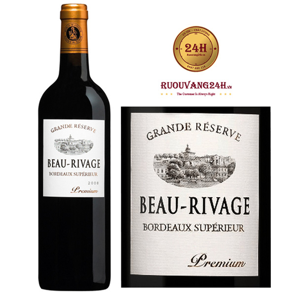 Rượu Vang Beau Rivage Bordeaux Superieur - Rượu Vang 24H