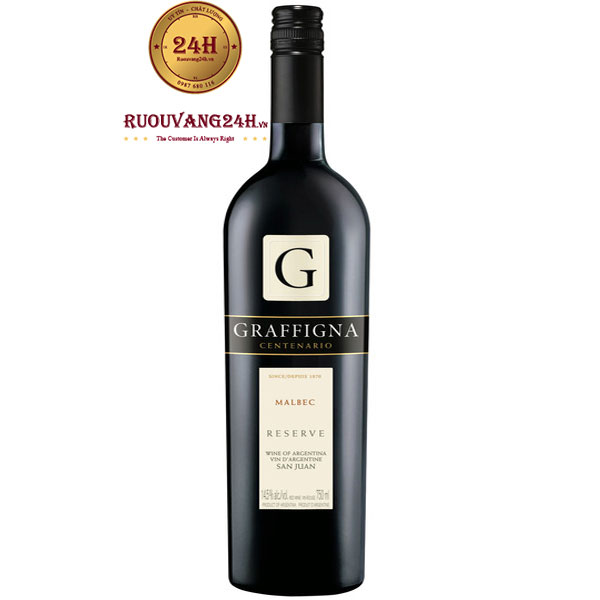 Rượu Vang Graffigna Centenario Reserva Malbec - Rượu Vang 24H